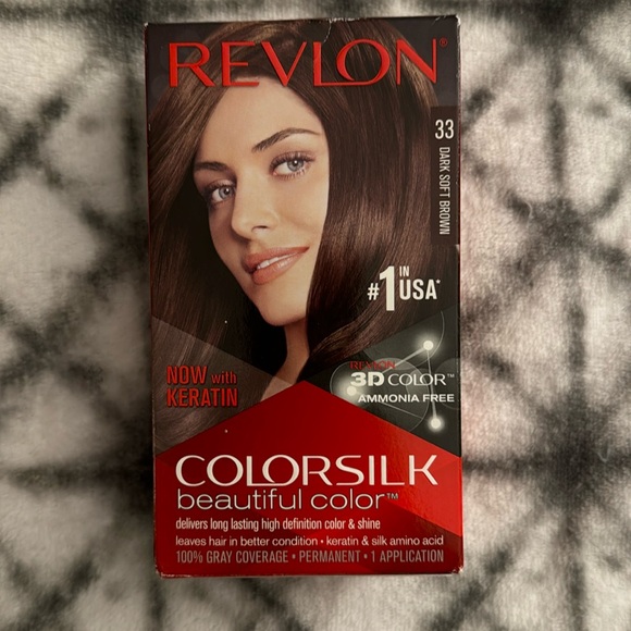 Revlon | Hair | New Revlon Colorsilk Hair Color 33 Dark Soft Brown ...